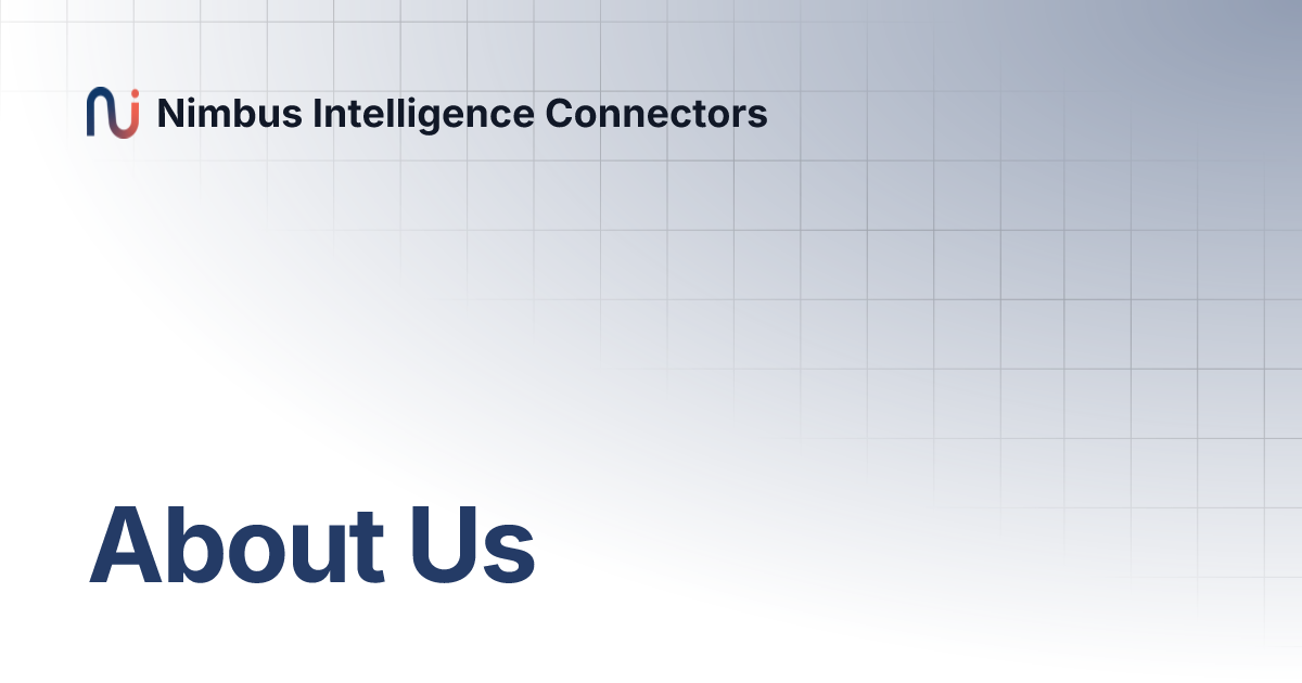 About Us | Nimbus Intelligence Connectors